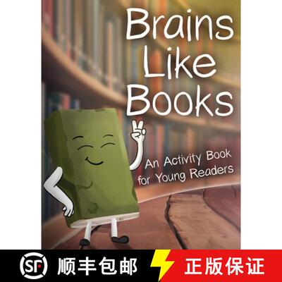 【3-4周达】Brains Like Books: An Activity Book for Young Readers [9798992567175]