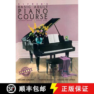 【3-4周达】Alfred's Basic Adult Piano Course Lesson Book 1: - Lesson Book [9780882846163]