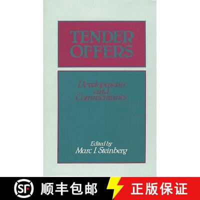 【3-4周达】精装 Tender Offers: Developments and Commentaries [9780899300887]