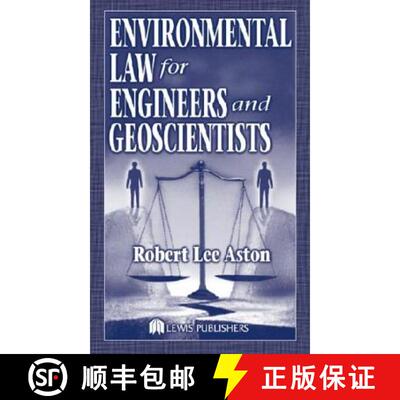 【3-4周达】精装 Environmental Law for Engineers and Geoscientists [9781566705752]