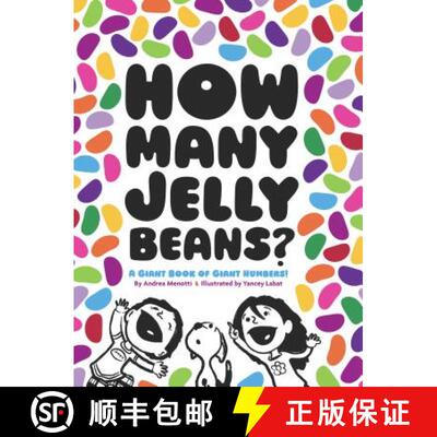 【3-4周达】精装 How Many Jelly Beans?: A Giant Book of Giant Numbers [9781452102061]