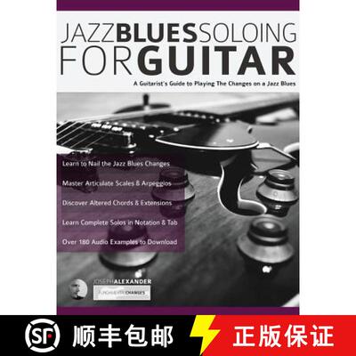 【3-4周达】Jazz Blues Soloing for Guitar [9781789330410]