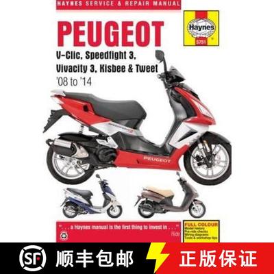 【3-4周达】Peugeot V-Clic, Speedfight 3, Vivacity 3, Kisbee & Tweet (08 To 14) [9780857337511]