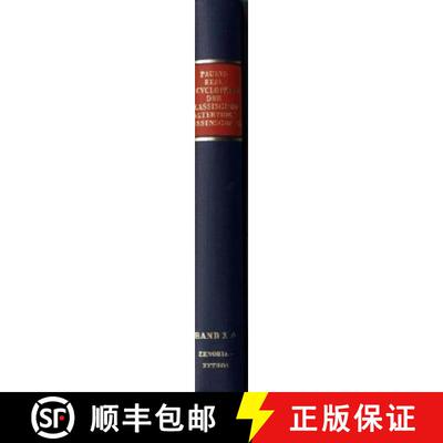 【3-4周达】精装 Realencyclopädie der classischen Altertumswissenschaft: Zweite Reihe.Band X A: Zenob... [9783476011343]