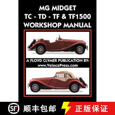 【3-4周达】MG Midget Tc-Td-Tf-Tf1500 Workshop Manual [9781588501493]