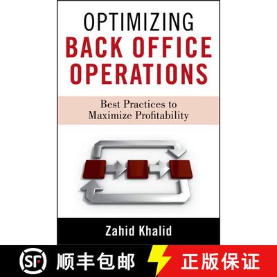 【3-4周达】精装 Optimizing Back-Office Operations: Best Practices To Maximize Profitability [Wiley会计] [9780470531891]