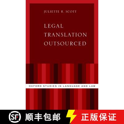 【3-4周达】Legal Translation Outsourced [9780190900014]
