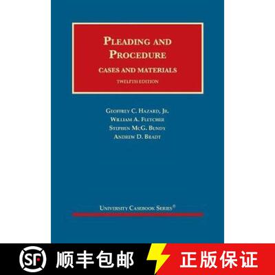 【3-4周达】精装 Pleading and Procedure: Cases and Materials [9781647083304]