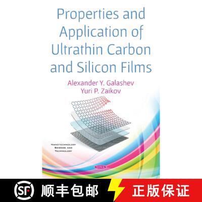 【3-4周达】精装 Properties and Application of Ultrathin Carbon and Silicon Films [9781536145090]
