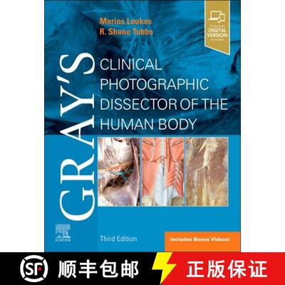预订 Gray's Clinical Photographic Dissector of the Human Body [9780443107092]