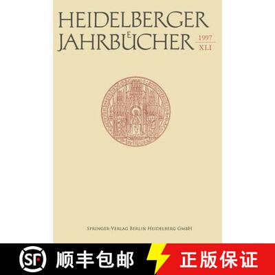 【3-4周达】Heidelberger Jahrbücher [9783540638124]
