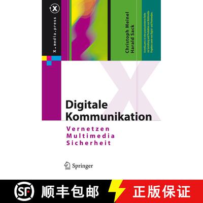 【3-4周达】精装 Digitale Kommunikation : Vernetzen, Multimedia, Sicherheit [9783540929222]