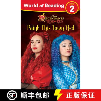 【3-4周达】World of Reading: Descendants The Rise of Red: Paint This Town Red [9781368084253]