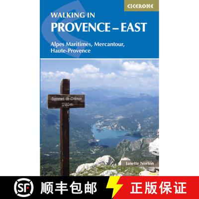 【3-4周达】Walking in Provence - East: Alpes Maritimes, Alpes de Haute-Provence, Mercantour [9781852846176]