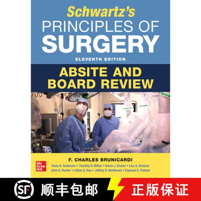 【3-4周达】Schwartz's Principles of Surgery Absite and Board Review, 11th Edition [9781260469752]
