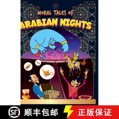【3-4周达】精装 Moral Tales of Arabian Nights : Story Book for Kids|Bedtime Stories [9789357188128]