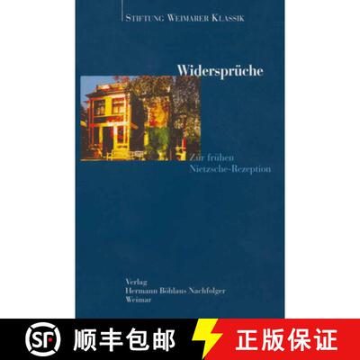 【3-4周达】Widersprüche: Zur frühen Nietzsche- Rezeption [9783740011161]