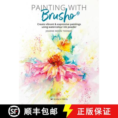 【3-4周达】Painting with Brusho: Create Vibrant & Expressive Paintings Using Watercolour Ink Powder [9781782219620]
