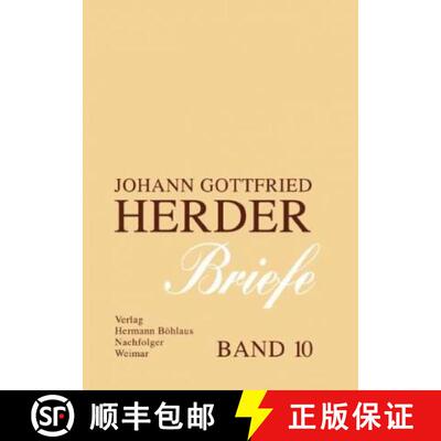 【3-4周达】Johann Gottfried Herder. Briefe.: Zehnter Band: Register (2., revidierte Auflage; Leinen) [9783740011819]