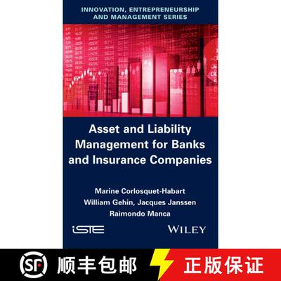 【3-4周达】精装 Asset And Liabilities Management For Banks And Insurance Companies [Wiley数学] [9781848218833]