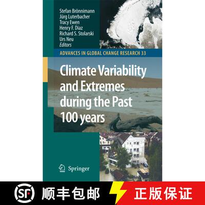 【3-4周达】精装 Climate Variability and Extremes during the Past 100 years [9781402067655]