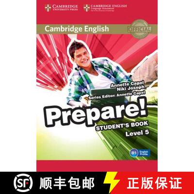 【3-4周达】Cambridge English Prepare! Level 5 Student's Book: - Cambridge English Prepare! Level 5 St... [9781107482340]