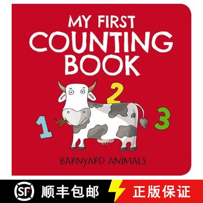 【3-4周达】精装 My First Counting Book: Barnyard Animals: Counting 1 to 10 [9781646431144]