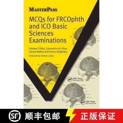 【3-4周达】精装 McQs for Frcophth and Ico Basic Sciences Examinations [9781138447349]