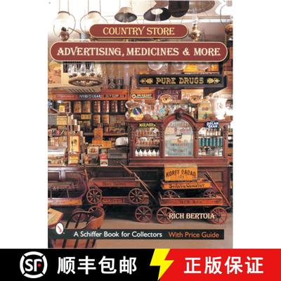 【3-4周达】Country Store Advertising, Medicines, and More [9780764313271]