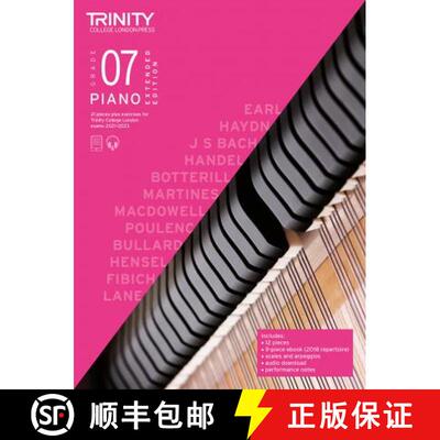 【3-4周达】Trinity College London Piano Exam Pieces Plus Exercises From 2021: Grade 7 - Extended Edit... [9780857369352]