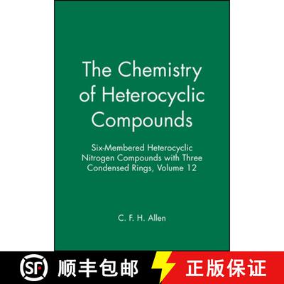 【3-4周达】精装 Six Membered Heterocyclic Nitrogen Compounds With Three Condensed Rings Volume 12 [Wi... [9780470378519]
