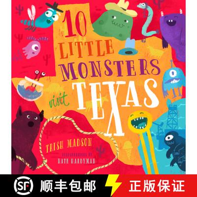 预订 精装 10 Little Monsters Visit Texas: Volume 5 [9781945547089]