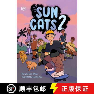 【3-4周达】精装 Phonic Books Sun Cats 2 Graphic Novel: VCe Spellings [9798217125975]