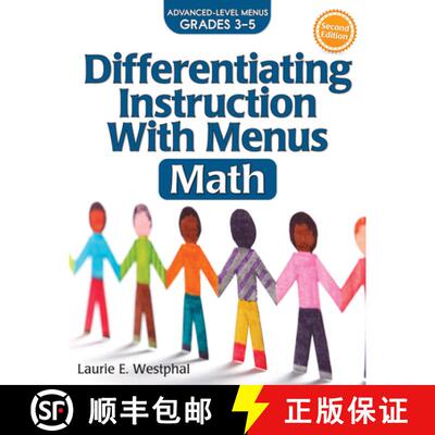 【3-4周达】Differentiating Instruction with Menus: Math: Advanced Level Menus Grades 3-5 [9781618215369]