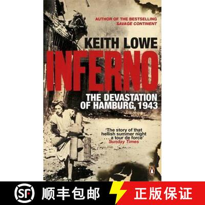 【3-4周达】Inferno : The Devastation of Hamburg, 1943 [9780241964248]