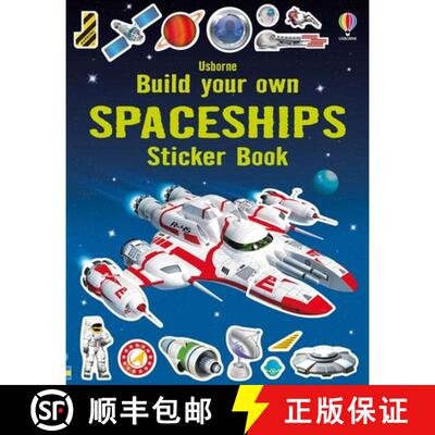 【3-4周达】Build Your Own Spaceships Sticker Book [9781805072096]