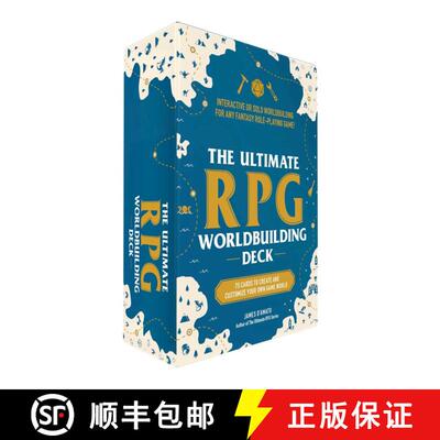 【3-4周达】The Ultimate RPG Worldbuilding Deck : 75 Cards to Create and Customize Your Own Game World [9781507223871]