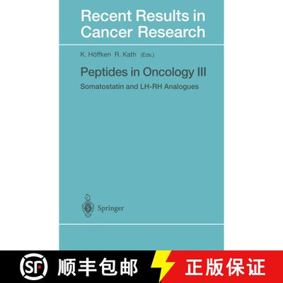 【3-4周达】Peptides in Oncology III : Somatostatin and LH-RH Analogues [9783642640384]