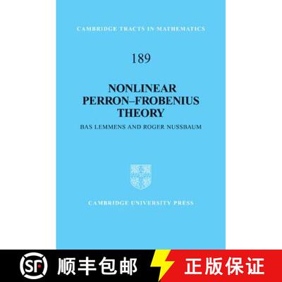预订 精装 Nonlinear Perron–Frobenius Theory: - Nonlinear Perron-Frobenius Theory [9780521898812]