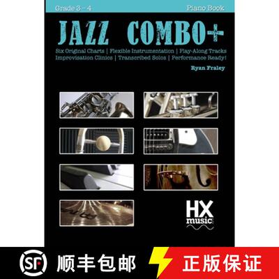 【3-4周达】Jazz Combo Plus, Piano Book 1: Flexible Combo Charts - Solo Transcriptions - Play-Along Tr... [9781517396848]