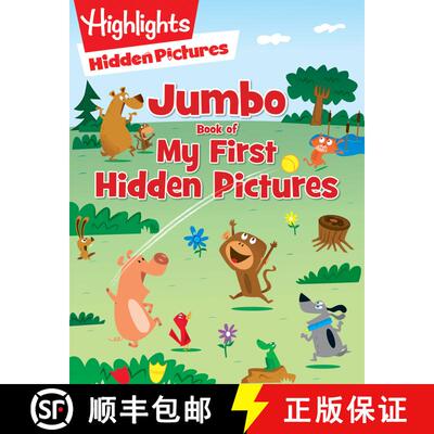 【3-4周达】Jumbo Book of My First Hidden Pictures: 115+ Hidden Pictures Puzzles in Highlights Activit... [9781644725061]