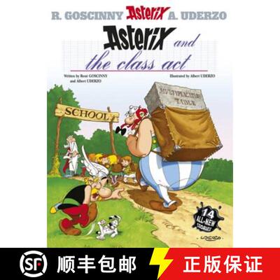 精装 Asterix: Asterix and The Class Act: Album 32 [9780752860688]