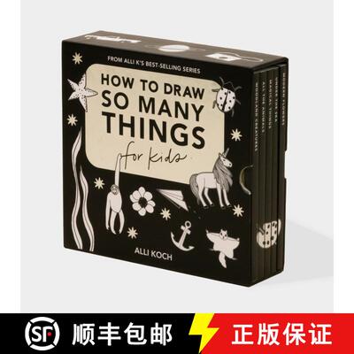 【3-4周达】So Many Things – A Box Set of 5 How–to–Draw Books for Kids [9781963183382]