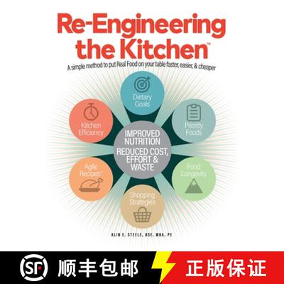 【3-4周达】精装 Re-Engineering the Kitchen: A simple method to put Real Food on your table faster, ea... [9798989347544]