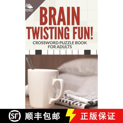 【3-4周达】Brain Twisting Fun! Crossword Puzzle Book For Adults [9798869451743]