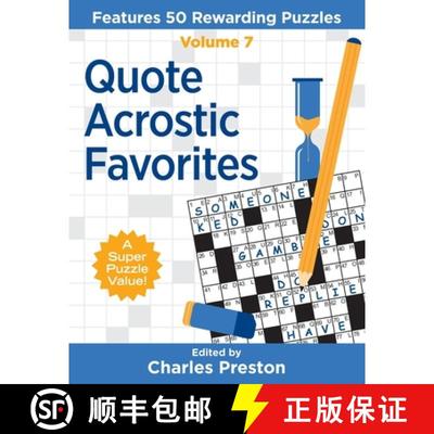 【3-4周达】Quote Acrostic Favorites: Features 50 Rewarding Puzzles [9781734048346]