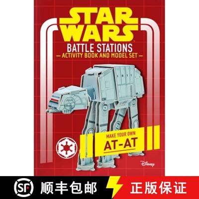 【3-4周达】Star Wars: Battle Stations Activity Book and Model: Make Your Own At-At [9781682986233]