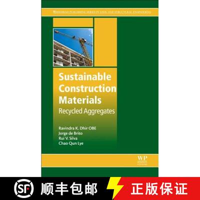 【3-4周达】精装 Sustainable Construction Materials: Recycled Aggregates [9780081009857]