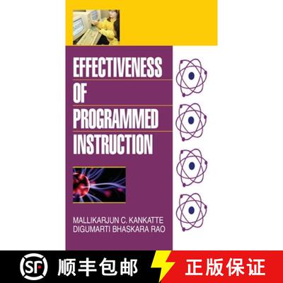 【3-4周达】精装 Effectiveness of Programmed Instruction [9789350562581]