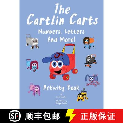 【3-4周达】The Cartlin Carts Numbers, Letters, And More! [9781954138049]